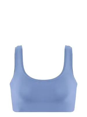 Hanro Touch Feeling Crop Top - Blue