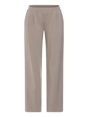 Hanro Stretch-cotton Natural Living Trousers - Brown