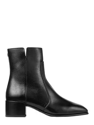 JIMMY CHOO Eliot Leather Ankle Boots - Black