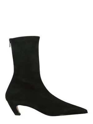 Khaite Suede Arizona Ankle Boots - Black
