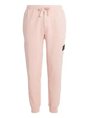 Stone Island Cotton Compass Cargo Sweatpants - Pink