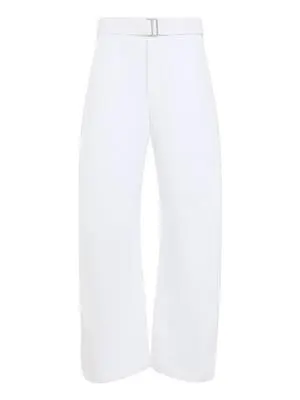LEMAIRE Twisted Belted Pants - White