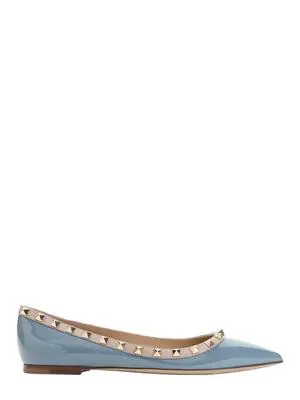 Valentino Garavani Studded Ballerina Flats - Grey