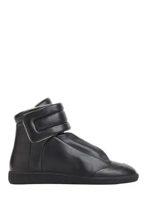 MAISON MARGIELA Maison Margiela Future Leather & Rubber Sneaker Black