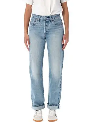 LEVI'S LEVI'S 501 '90s Selvedge Straight-Leg Jeans Blu