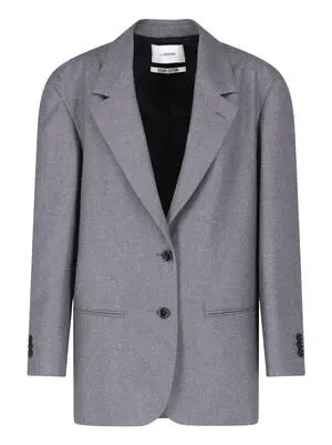 LARDINI Luxe Cashmere Tailored Jacket - Grey