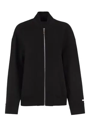 Sportmax Hand-sewn Wool Bomber Jacket - Nero