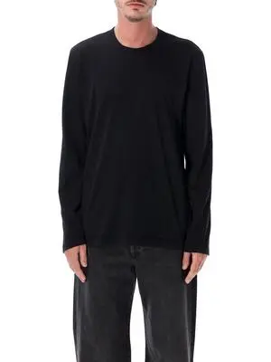 JAMES PERSE James Perse Men's Long-Sleeve Crew Neck T-Shirt Nero