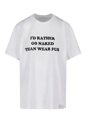Stella McCartney Graphic Oversized Cotton T-shirt - White