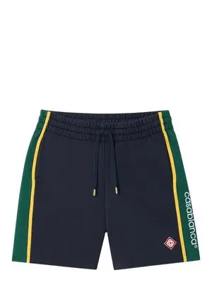 Casablanca Panelled Sweatshorts - Navygreen