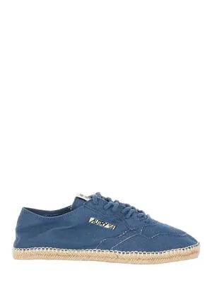 AUTRY AUTRY Cotton Lace-Up Sneakers Blue