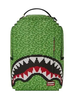 SPRAYGROUND Minecraft Creeper Shark Backpack - Multicolor