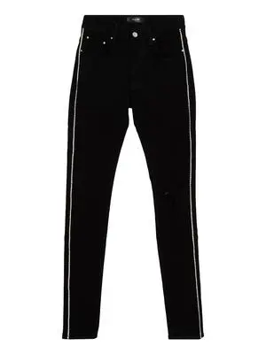 Amiri Crystal Track Jeans - Black