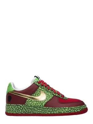 Nike Force 1 Low Supreme I/o "questlove" Sneakers - Red