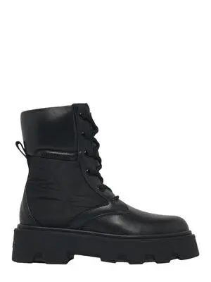 Moncler Aurea Combat Boots - Black