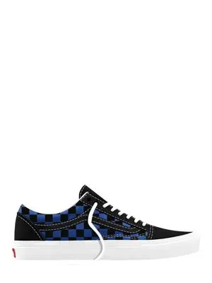 VANS Old Skool Checkerboard Sneakers - Blue