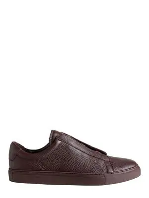 Quince Deerskin Tailored Sneaker - Brunette