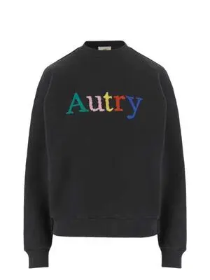 AUTRY Multicolour Logo Sweatshirt - Black