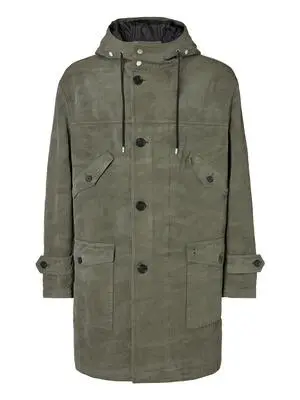 Fendi Midi Parka - Green