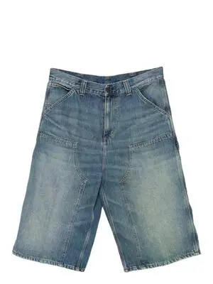 CARHARTT WORK IN PROGRESS Carhartt WIP Oversized Loose Fit Double Knee Denim Shorts