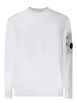 C.P. COMPANY Lens Detail Pocket Sweater - White