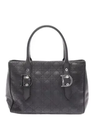 Dior Cannage Tote Bag - Black