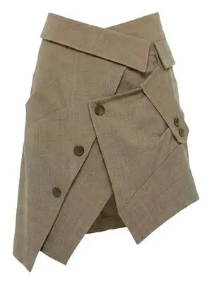CHRISTOPHER ESBER Christopher Esber Banyan Deconstructed Mini Skirt