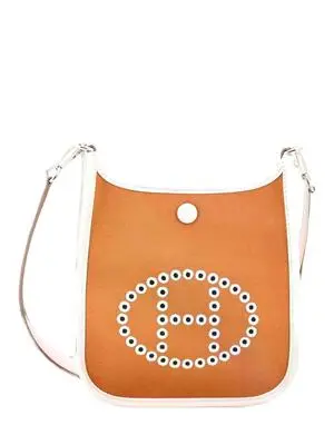 Hermès Neo Evelyne Bag Toile And Leather Tpm Crossbody Bag - Brown