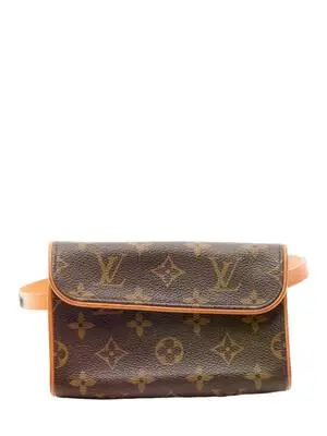 LOUIS VUITTON 2003 Pochette Florentine Monogram Belt Bag - Brown