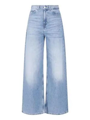 Carhartt Work In Progress Jane Pant" Wide Leg Jeans - Light Blue