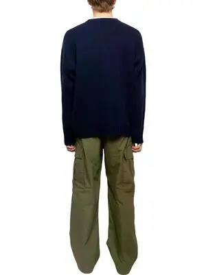 Zadig&Voltaire Swonny Doberman Intarsia Merino Wool Sweater - Blue