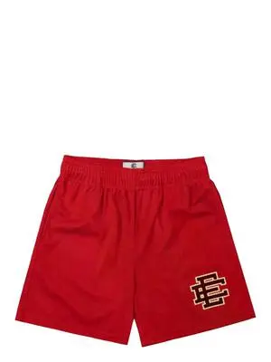 ERIC EMANUEL Basic Logo-print Shorts - Red