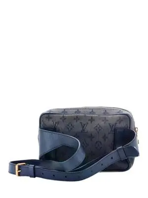 LOUIS VUITTON Monogram Denim Outdoor Bumbag - Blue