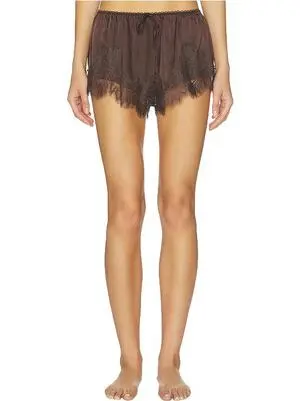 KAT THE LABEL Olivia Short - Espresso