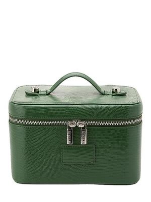 ETOILE COLLECTIVE Mini Vanity Case - Moss Lizard Print