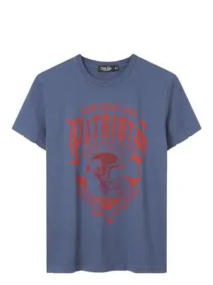 Junk Food Clothing New England Patriots Gridiron Vintage Tee - True Navy