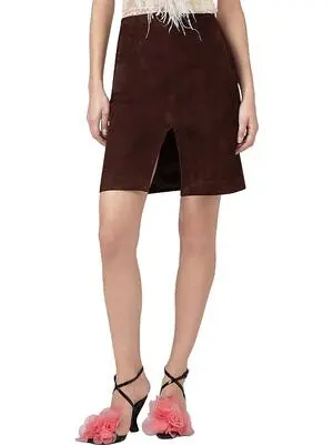 Giuseppe Di Morabito Front Slit Skirt - Brown