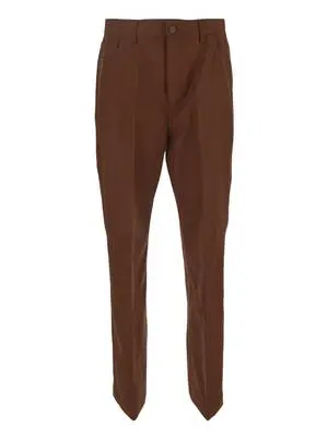 Valentino Garavani Straight Leg Tailored Pants - Brown