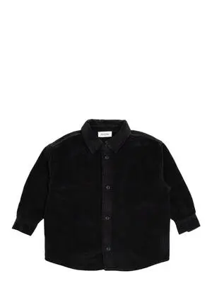 American Vintage Organic Cotton Corduroy Shirt - Black