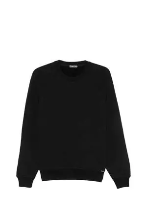 TOM FORD Raglan Sleeve Crewneck Sweatshirt - Black