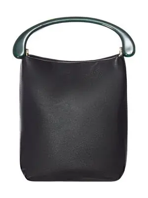 Dries Van Noten Dries Van Noten Top Handle Shoulder Bag Black
