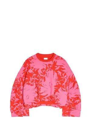Dries Van Noten Floral Print Sweatshirt - Pink