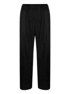 ISSEY MIYAKE Pleats Please By Issey Miyake Straight-Leg Pleated Trousers