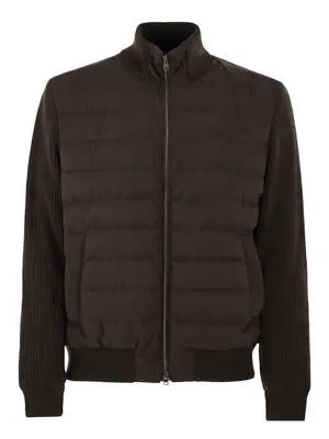 Herno Long-sleeved Down Jacket - Black