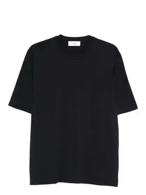 LARDINI Crew-neck T-shirt - Navy Blue