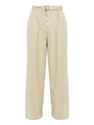 ALLSAINTS Trousers With Belt Loops - Stone Brown