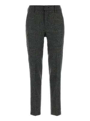 PT TORINO Tailored Trousers With Belt Loops - Black