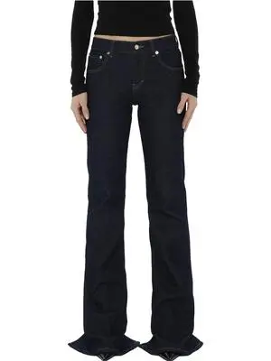 HAIKURE Belt-loop Jeans - Black