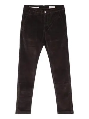 Jacob Cohen Slim Fit Corduroy Trousers - Dark Brown