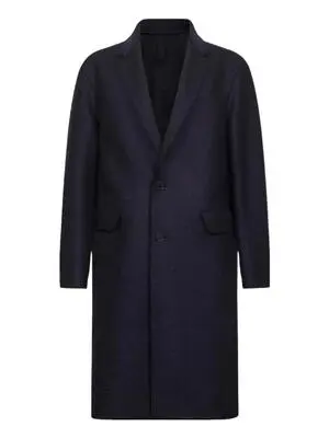 Harris Wharf London Long-sleeved Coat - Blue